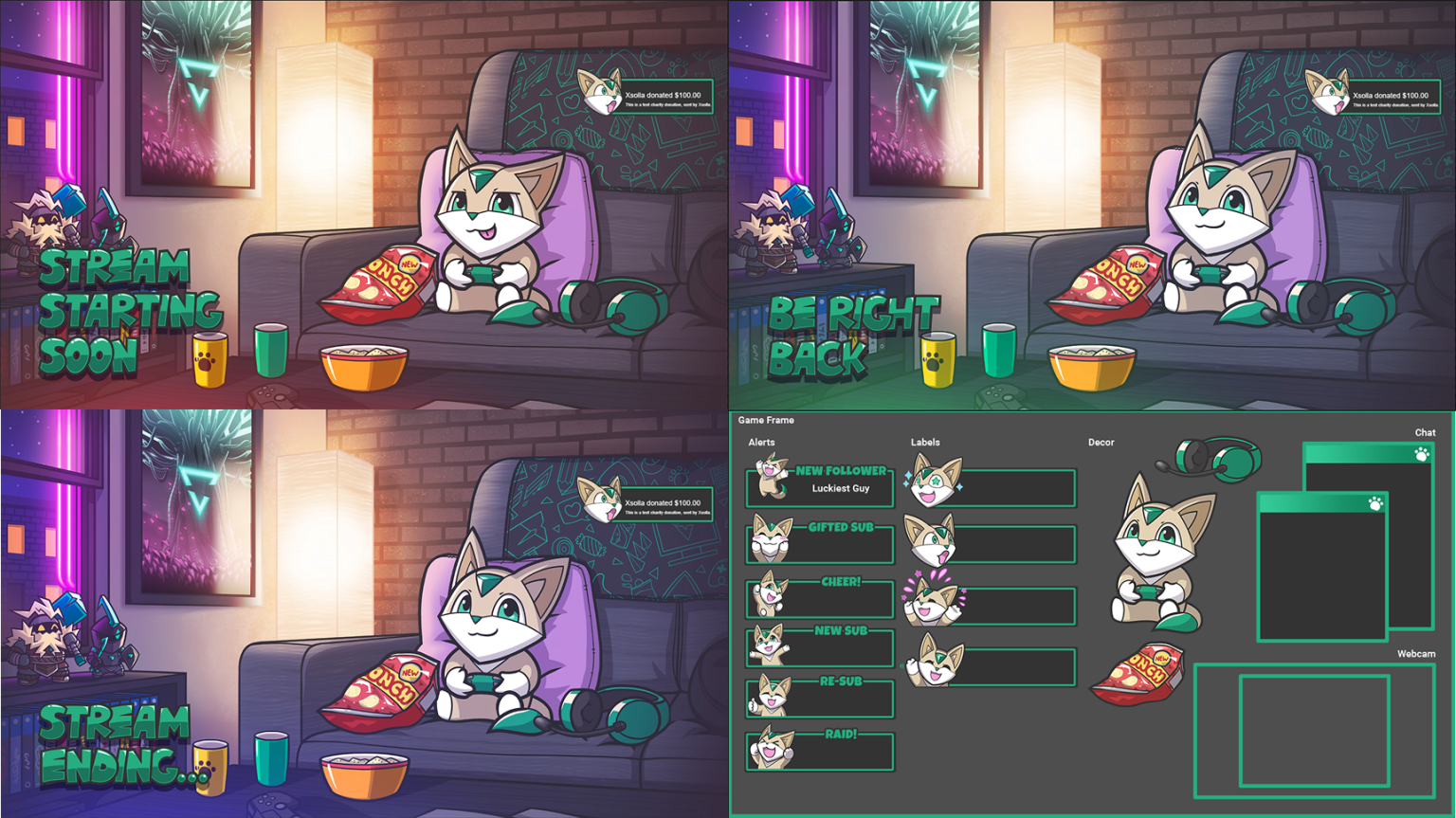 Lightstream overlay packs - Lightstream